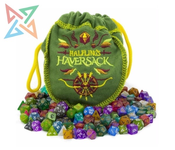 Polly Pocket DADOS WizDice Halfling’s Haversack: 140 Mini Dados ...